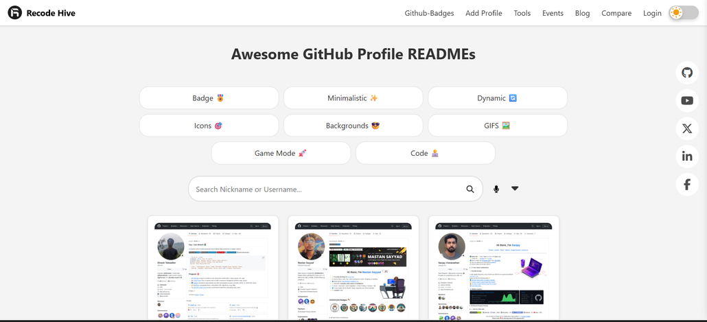 Showcase of CodeHarborHub | Recode Hive